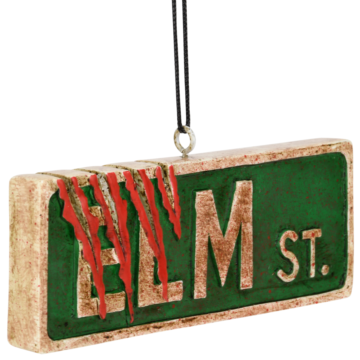 Elm St. Street Sign Halloween Ornament Creepy Decoration| Tree Buddees