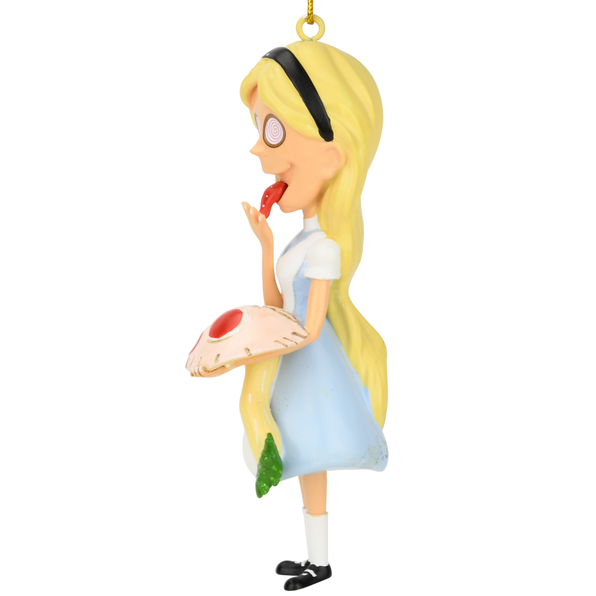 Alice in Wonderland Eating Magic Mushrooms Funny Christmas Ornaments ...