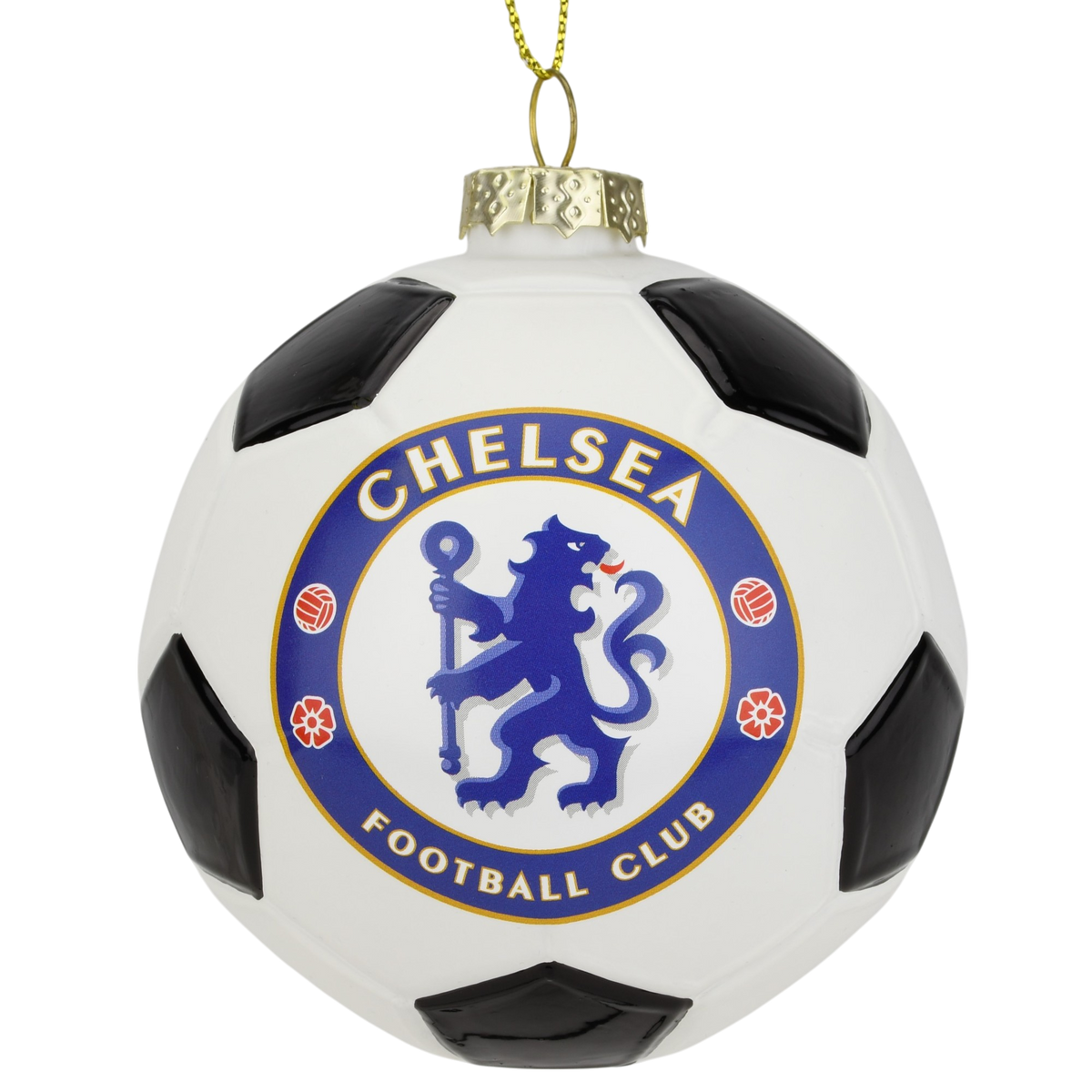 Tree Buddees x Chelsea F.C. Bauble Glass Soccer Ball Ornament| Tree Buddees