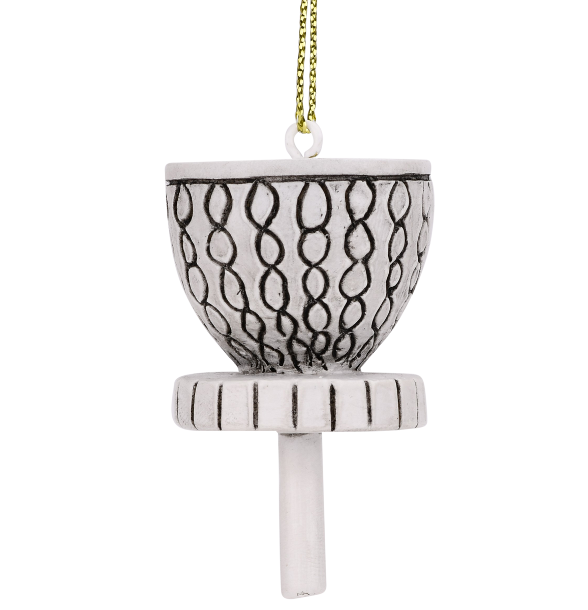 Santa Frisbee Disc Golf Christmas Ornament 2 Piece Set| Tree Buddees