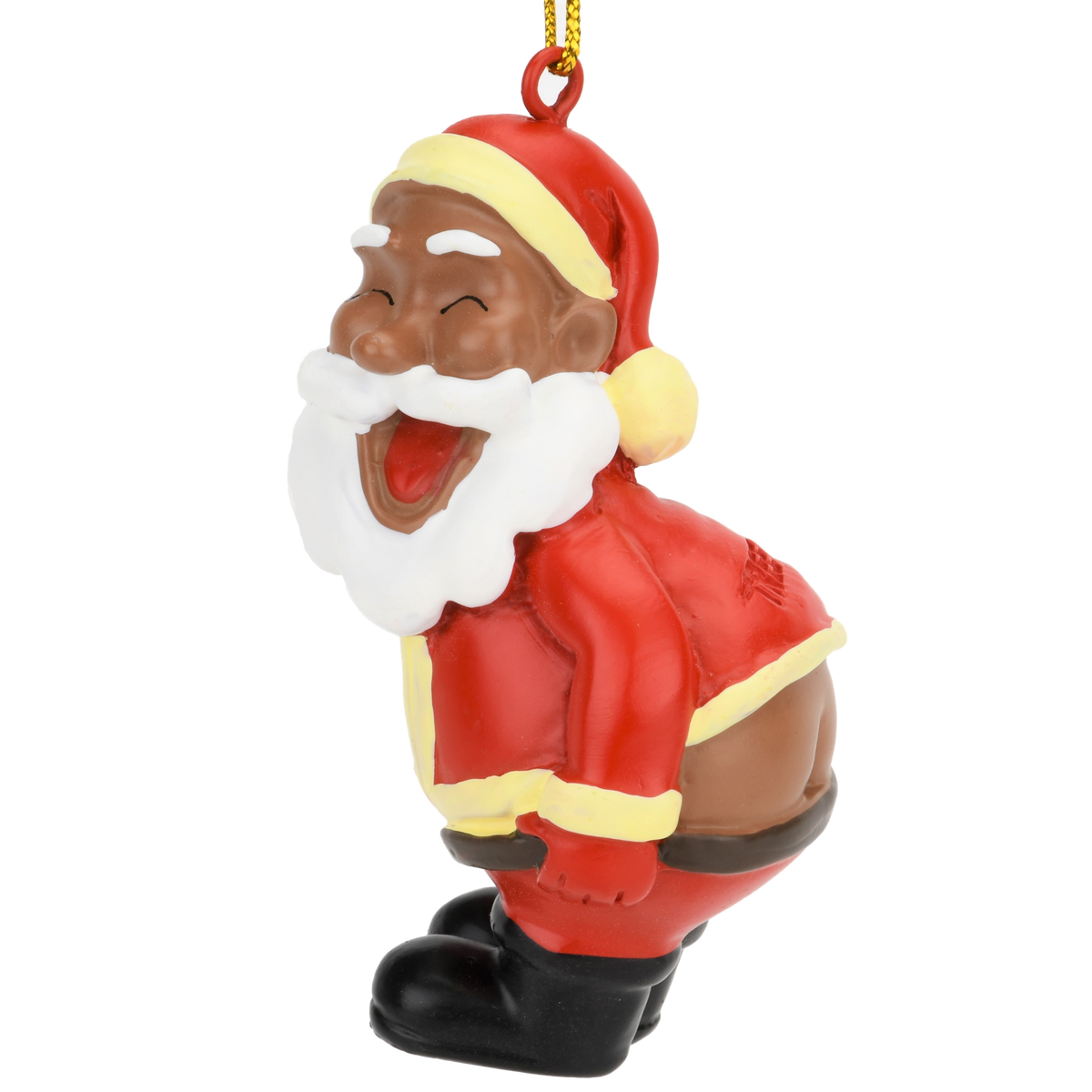 Mooning Santa Claus Christmas Ornament - Dark Tone| Tree Buddees