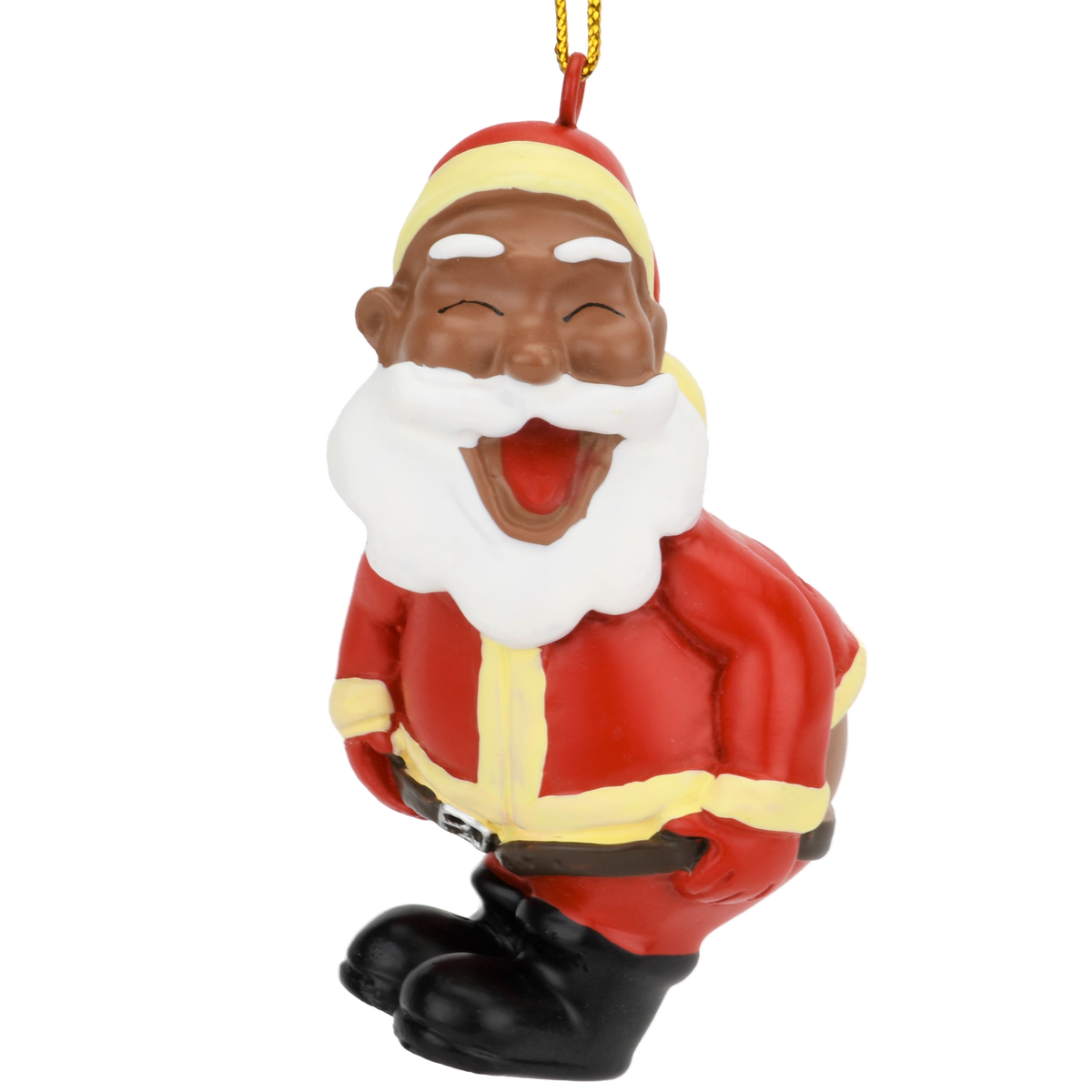 Mooning Santa Claus Christmas Ornament - Dark Tone| Tree Buddees